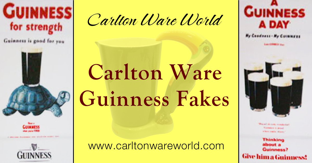 Carlton Ware Guinness Fakes