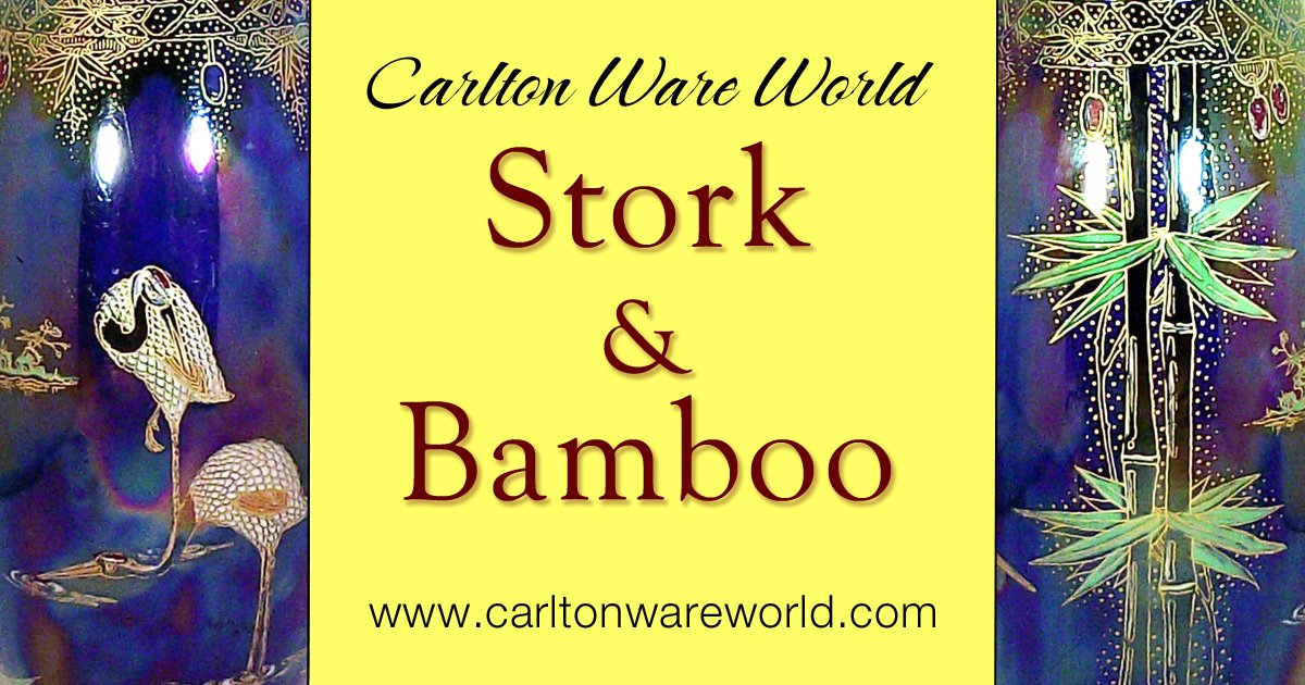 Stork & Bamboo and its Borders by Carlton Ware