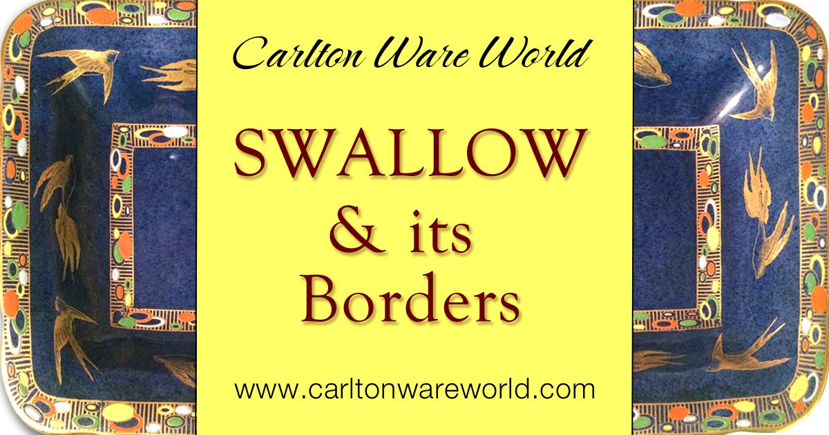 SWALLOW and its Border by Carlton Ware